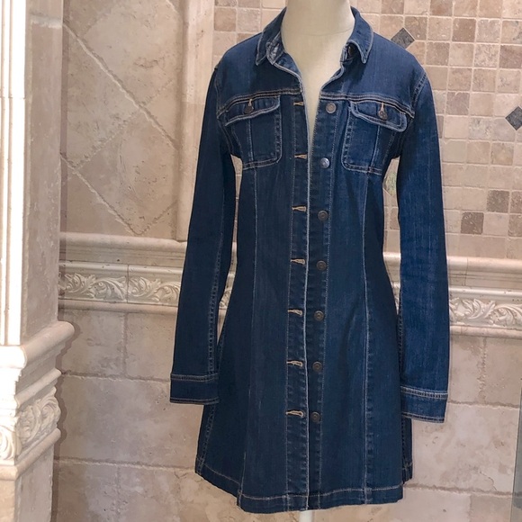 Cello | Dresses | Cello Jeans Long Sleeve Denim Dress | Poshmark